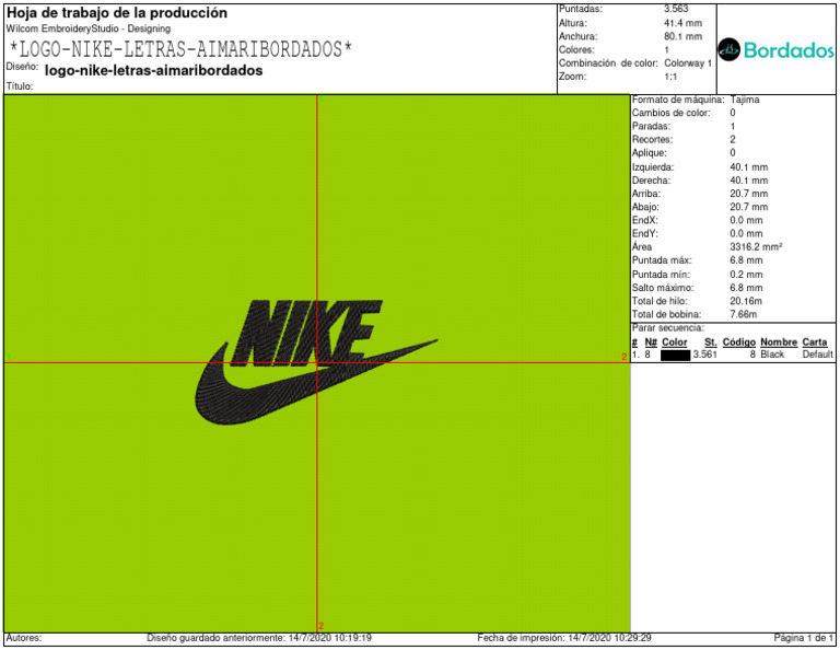 Logo-Nike-Letras-Aimaribordados Print | PDF