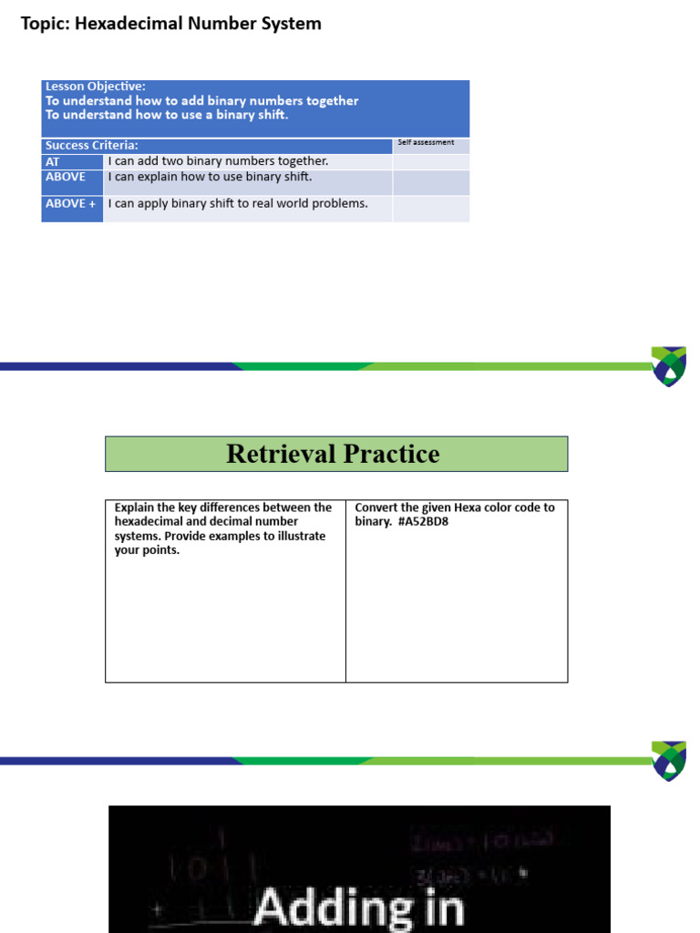 Adding Binary Numbers & Shifts Explained | PDF