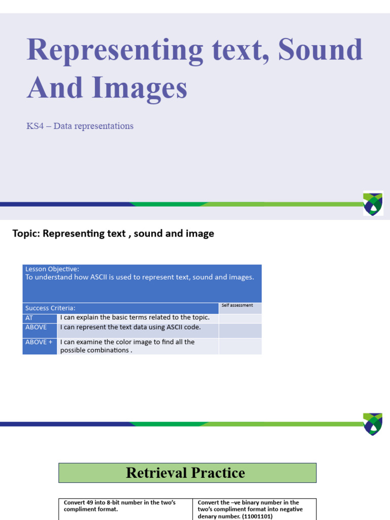 Represntation of Text, Sound and Image | PDF | Image Resolution | Sampling (Signal Processing)