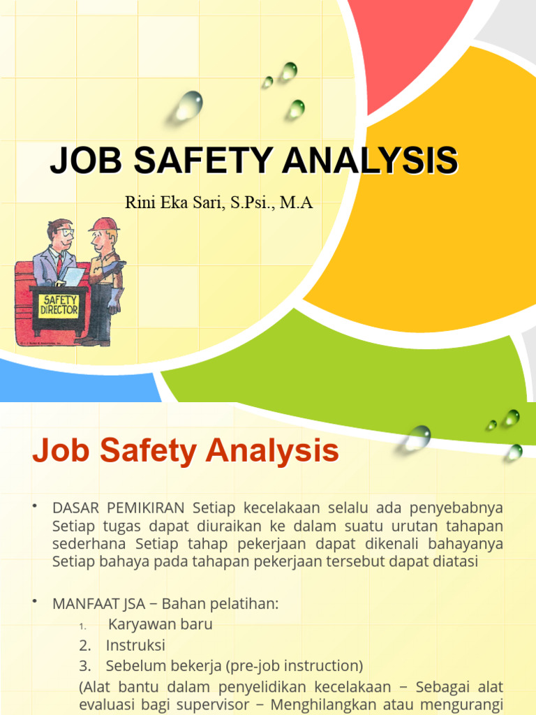 Analisis Keselamatan Kerja JSA | PDF | Karier & Perkembangan ...