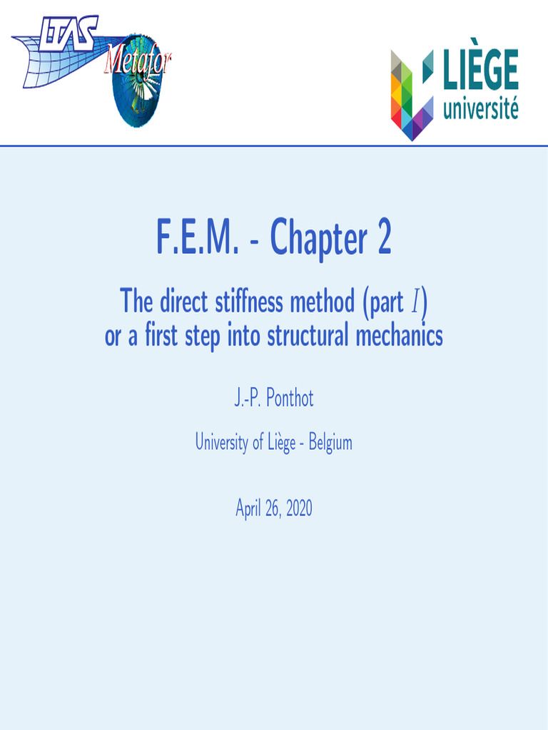 Chap 2 Direct Stiff | PDF | Finite Element Method | Numerical Analysis