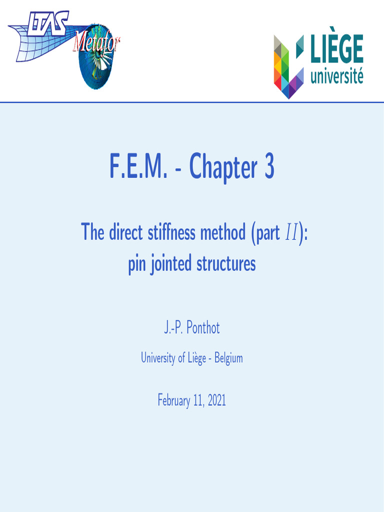 Chap 3 Direct Stiff Method II | PDF | Finite Element Method | Stiffness