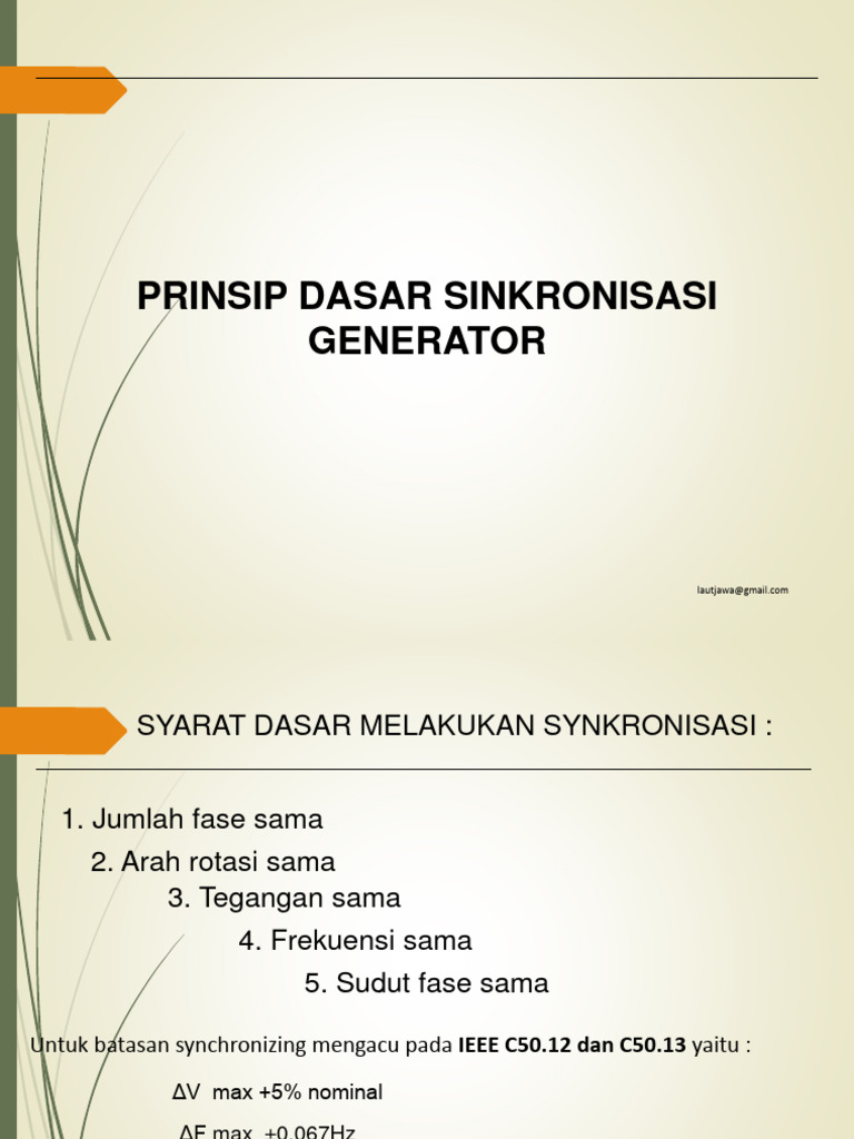 Synchronizing Prinsip | PDF