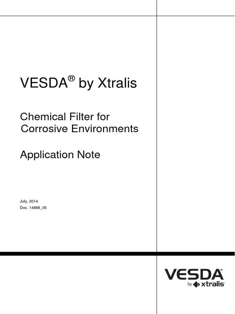 05 VESDA Chemical Filter For Corrosive Environments Application Notes ...