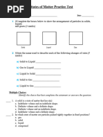 Science Notes-States of Matter - Grade 6 | PDF