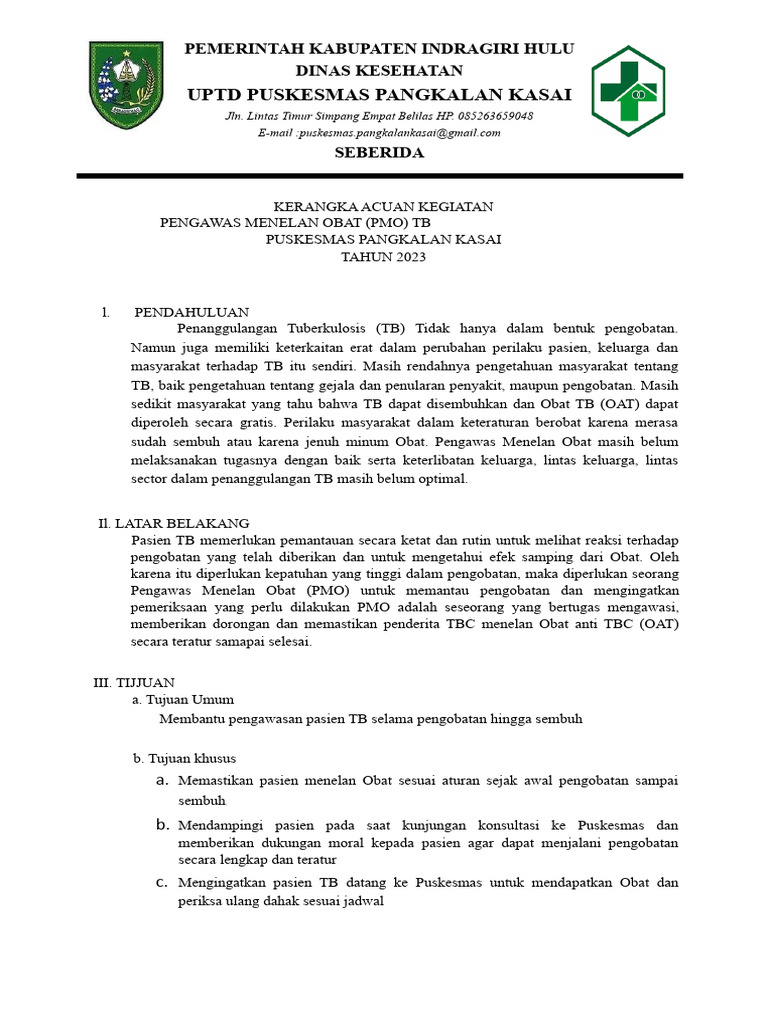 Kak Pmo TB - 0001 | PDF