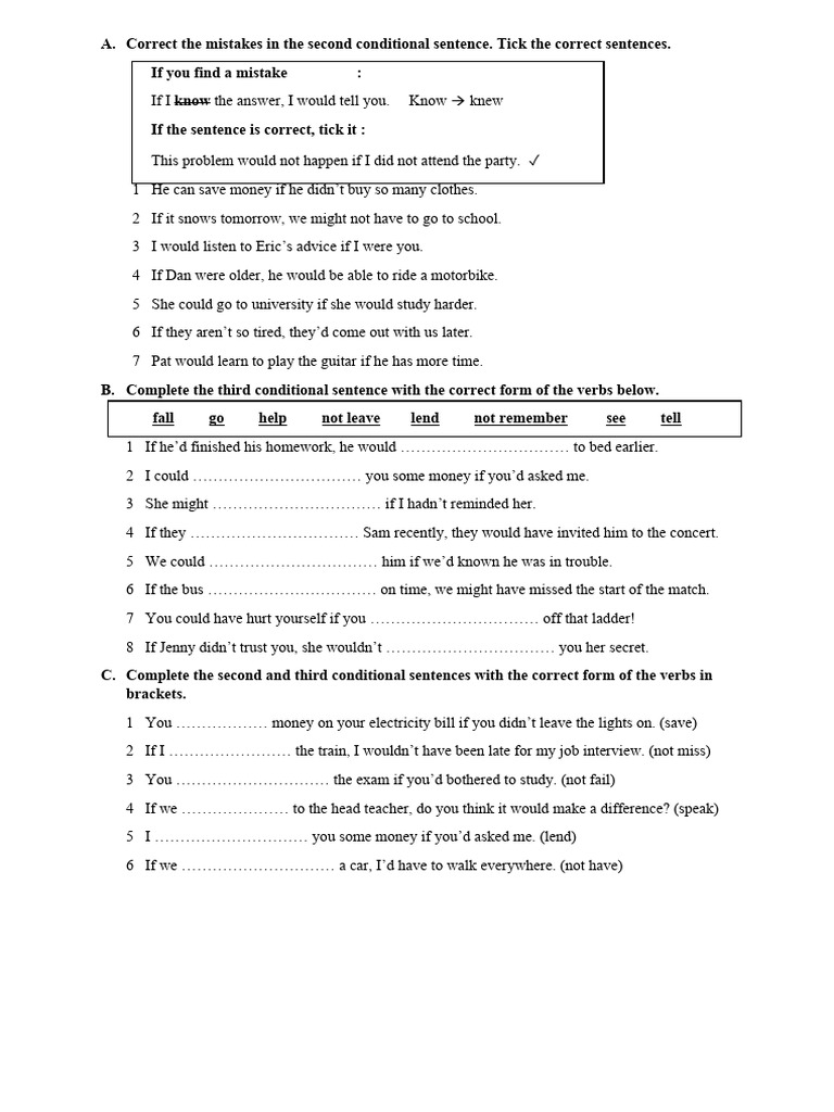 English Conditional Sentences Guide | PDF | Language Arts & Discipline