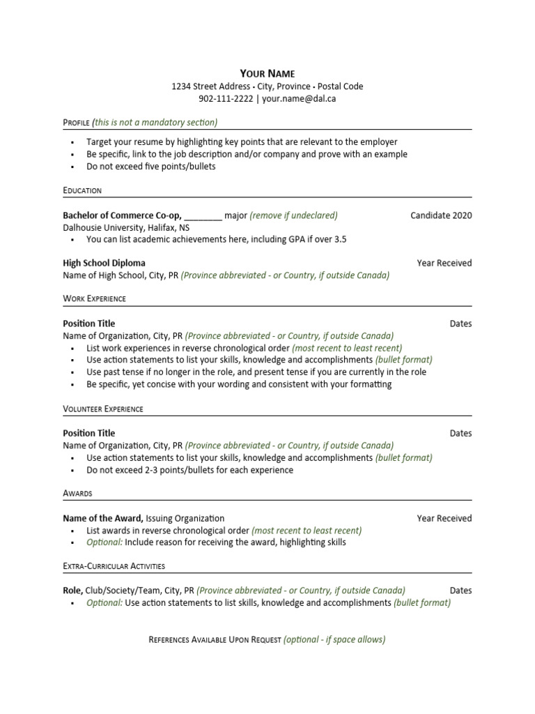 Res Master Sample - Calibri | PDF