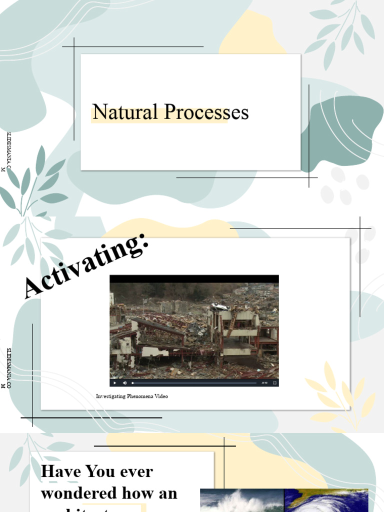 Natural Processes | PDF | Tsunami | Volcano