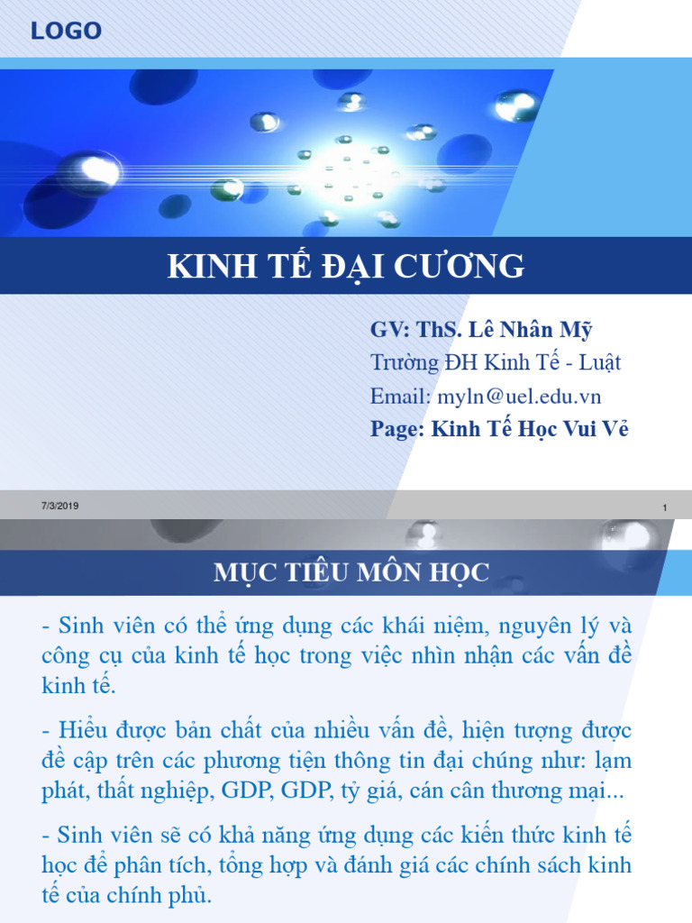 Kinh Te Dai Cuong Le Nhan My Chapter 1 KTDC (New) (Cuuduongthancong - Com) | PDF