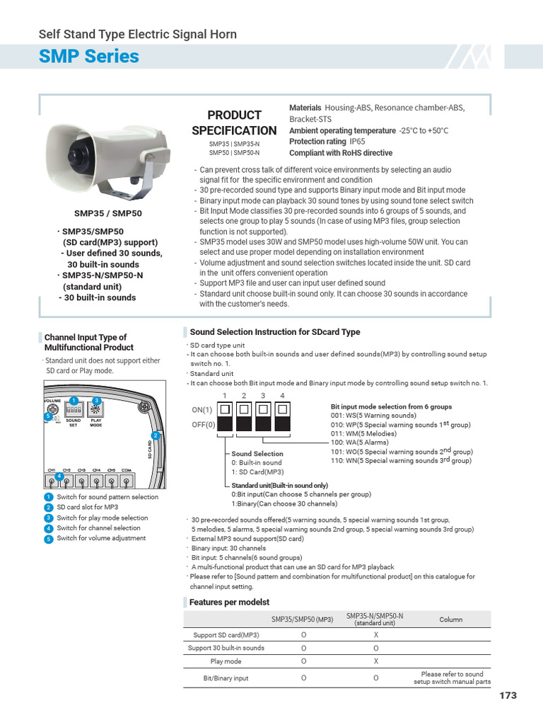 SMP Series | PDF | Mp3 | Switch