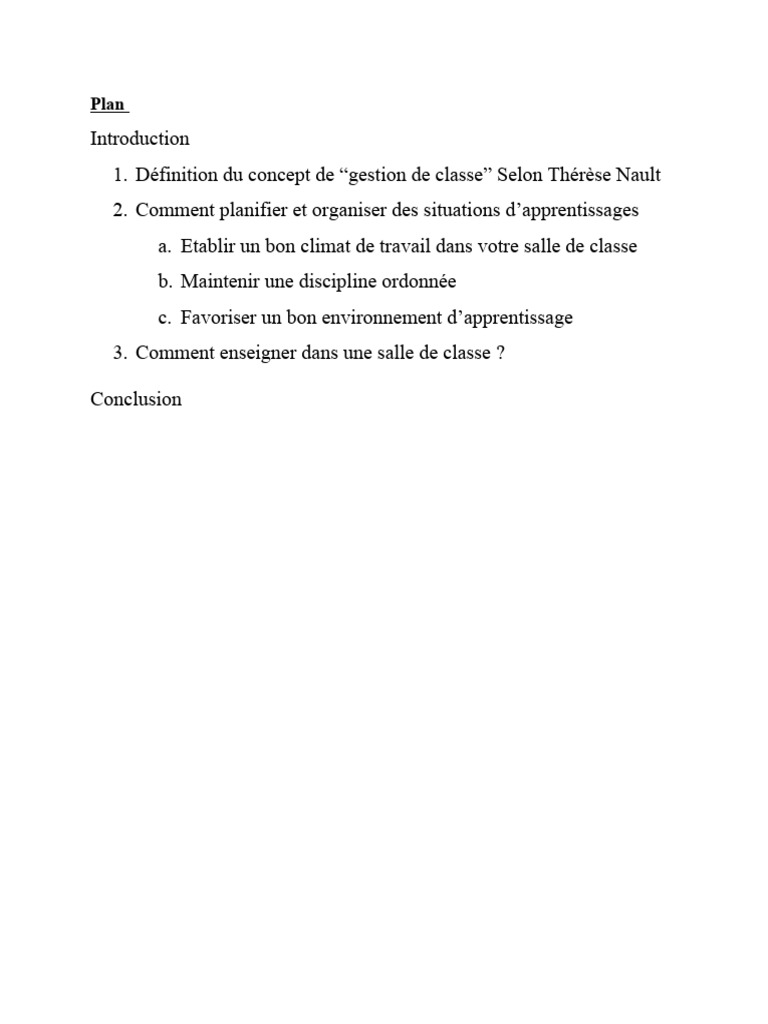 La Gestion de Classe | PDF | Apprentissage | Cognition