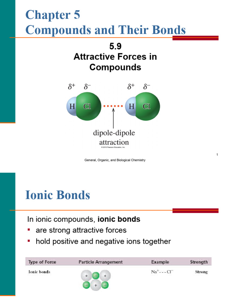 5.9 Attractive Forces Between Particles | PDF | Chemical Bond ...