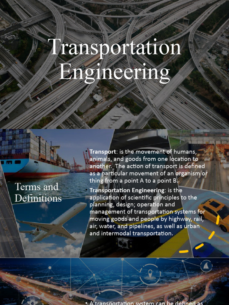 Transportation Engineering | PDF | Transport | Pipeline Transport
