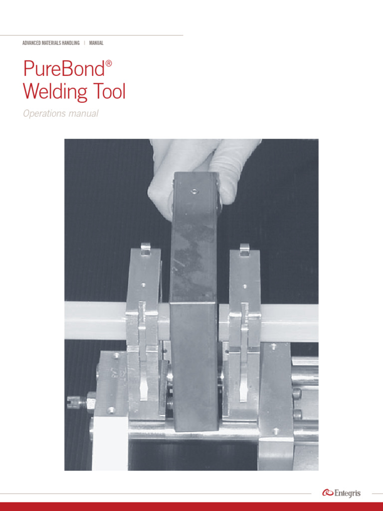Manual Purebond Welding Tool 1575 | PDF | Pipe (Fluid Conveyance ...