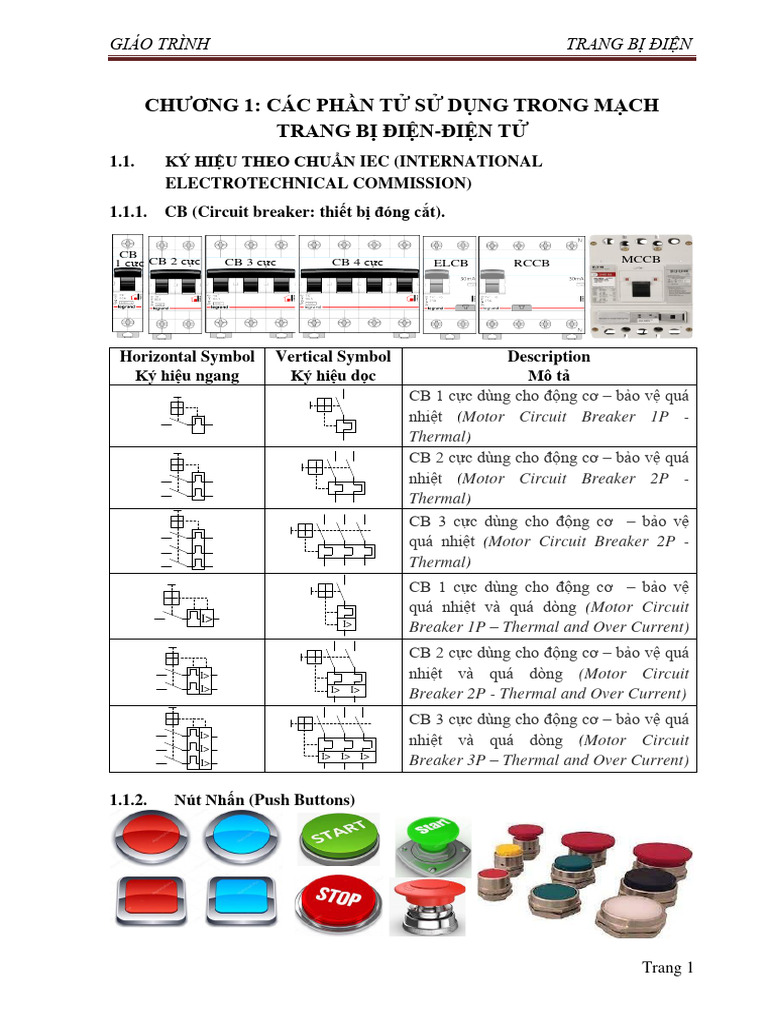 Ky Hieu Theo Chuan IEC | PDF