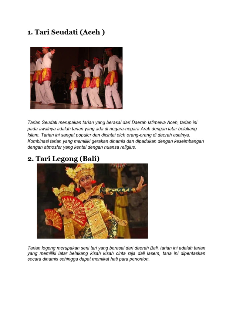 Tugas Tarian Tradisional | PDF | Seni | Klasik