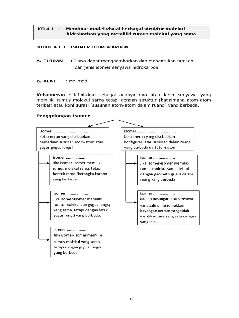 LKPD (Lab) Keisomeran Senyawa Hidrokarbon (Buku Lab) | PDF LKPD (Lab) Keisomeran Senyawa Hidrokarbon (Buku Lab) | PDF