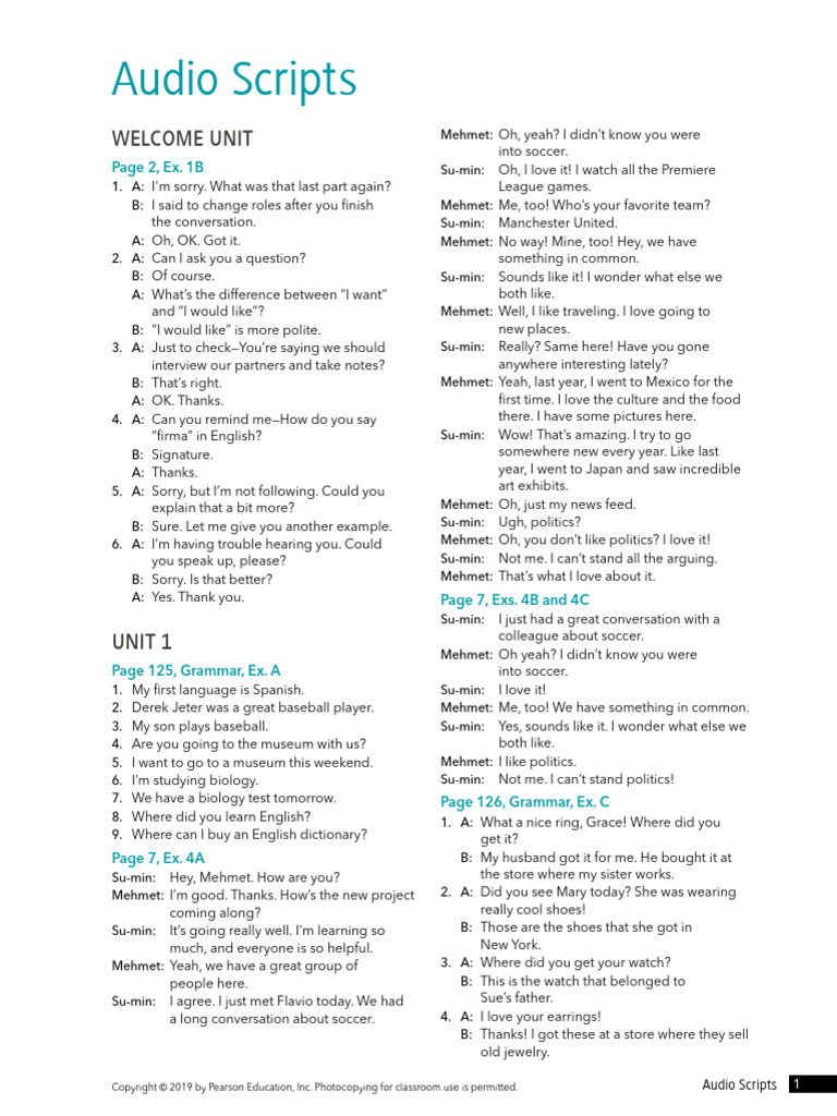 st4 - Student Book - Audioscript | PDF | Storms | Tornadoes