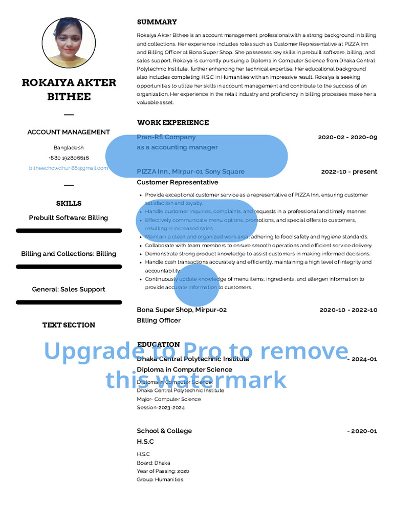 Bithy3. Resume | PDF | Business | Computing