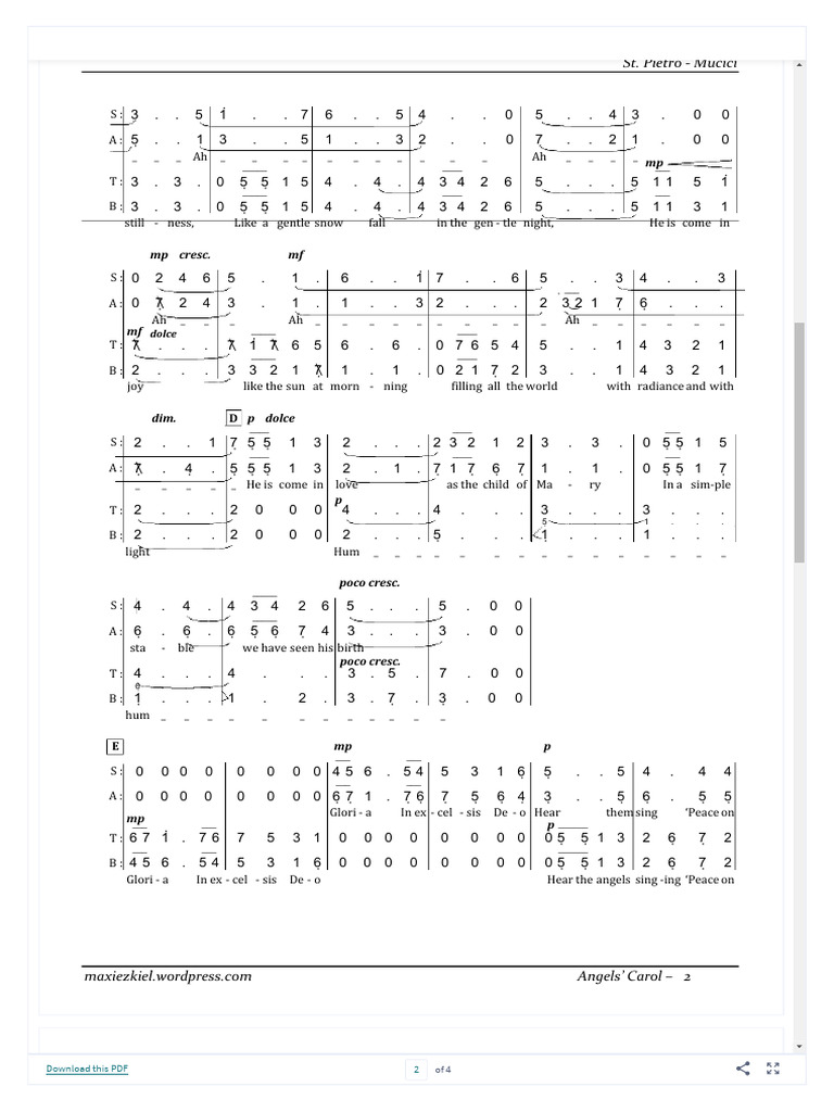 Angels Carol 2 | PDF