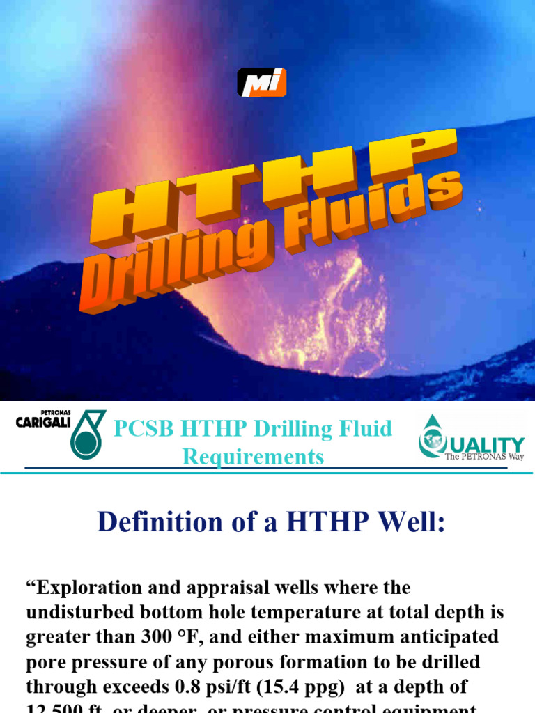 HTHP Fluids | PDF | Gel | Density