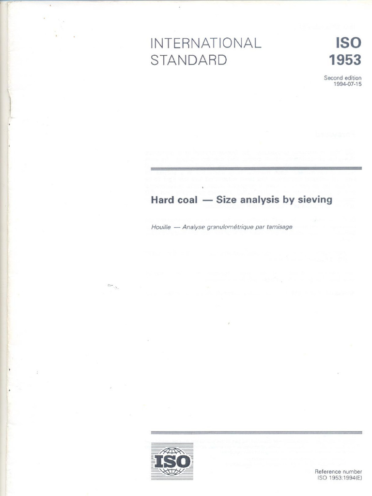 Iso 1953 | PDF