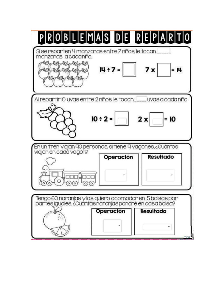 Problemas de Reparto | PDF