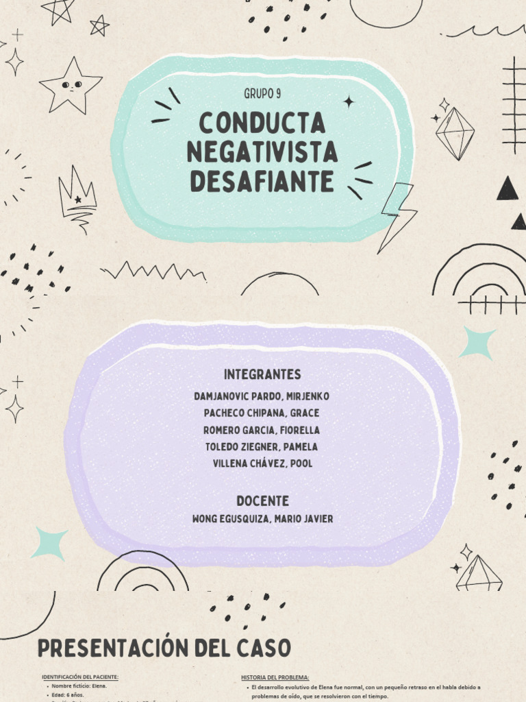 Conducta Negativista Desafiante | PDF | Comportamiento | Las emociones