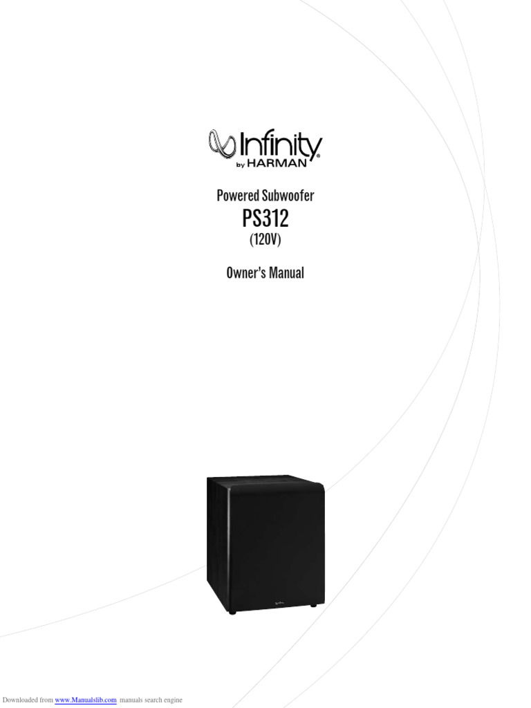 Infinity PS312 Manual Usuário | PDF | Loudspeaker | Ac Power Plugs And ...