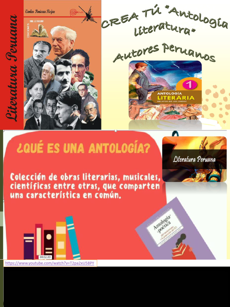 Creación de Antología | PDF | Lima | Literatura latinoamericana