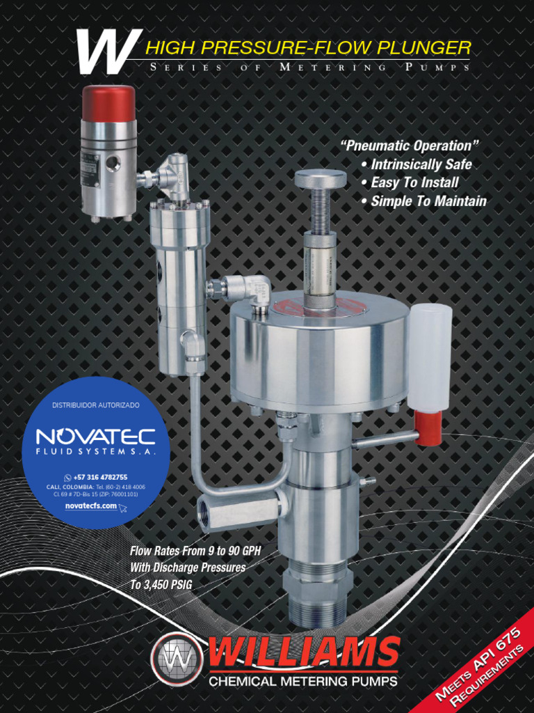 Williams Brochure Serie W Us | PDF | Pump | Valve