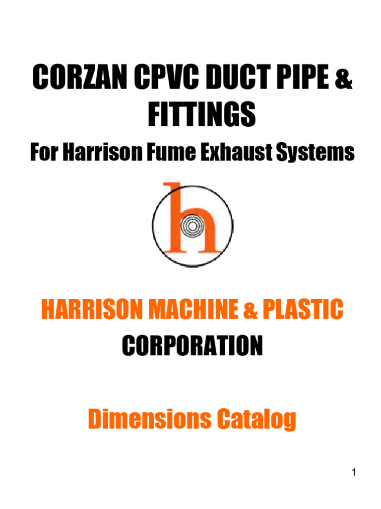CPVC Duct Dimensions 2023 | PDF | Pipe (Fluid Conveyance) | Mechanical ...