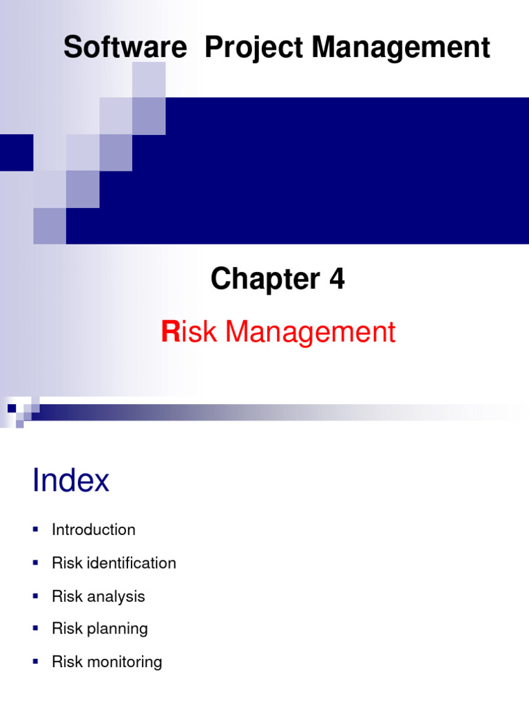 Software Project Management | PDF | Risk | Risk Management
