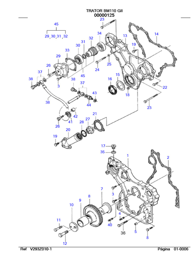 Trator Trator Bm110 Bm110 Gii GII | PDF | Parafuso