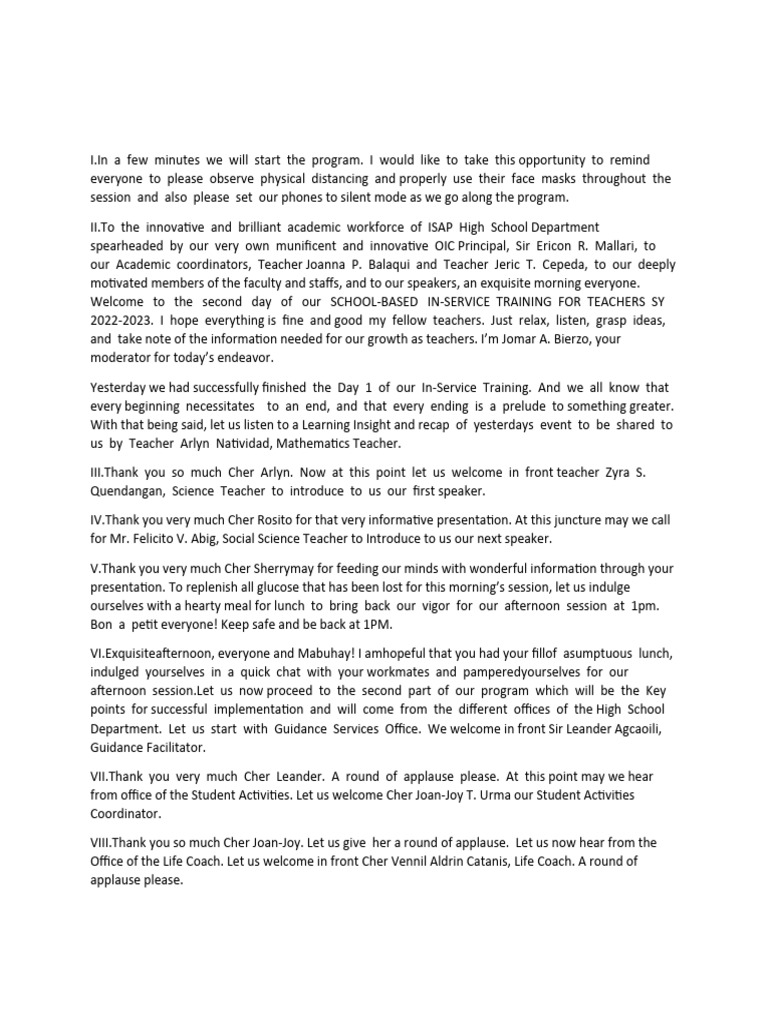 Script Seminar | PDF