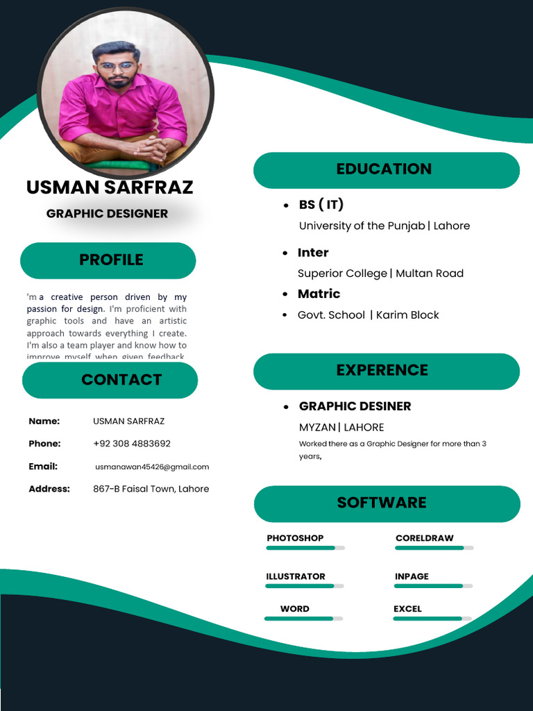 Usman Resume | PDF | Career & Growth | Art