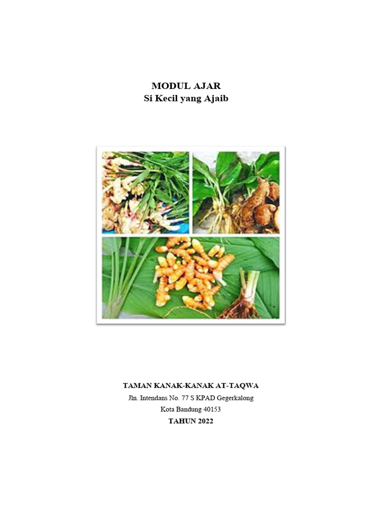 Modul Ajar Tanaman Obat | PDF