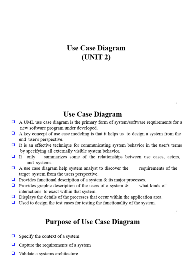 Unit-2.3 PPT Basic Behavioural Modeling | PDF | Use Case | System