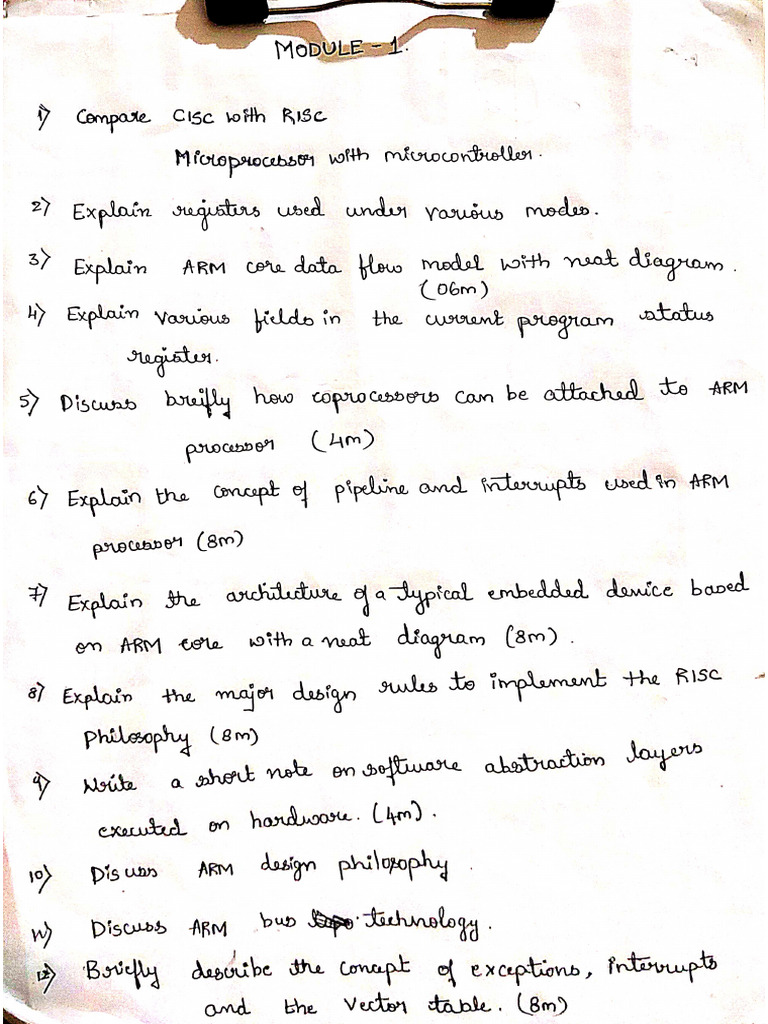 MES Module 1 Important Questions | PDF