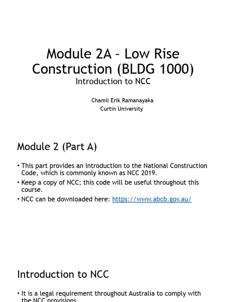 Module 2A - NCC | PDF | Regulatory Compliance