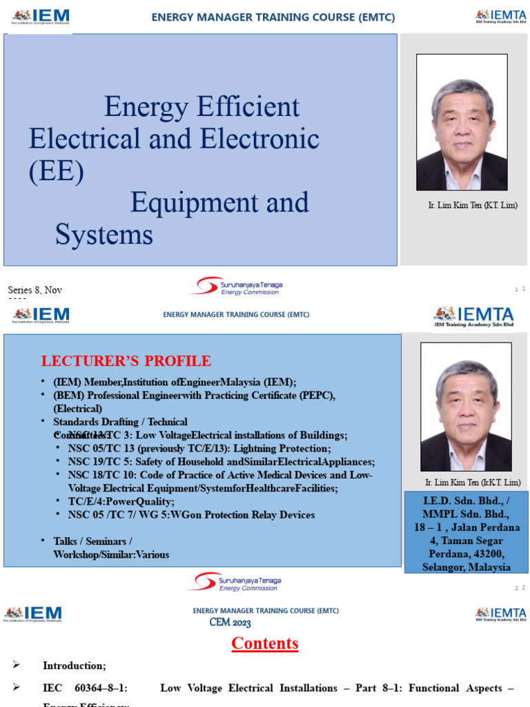 EMTC - EE Systems - Nov 23 | PDF | Electrical Engineering | Electricity