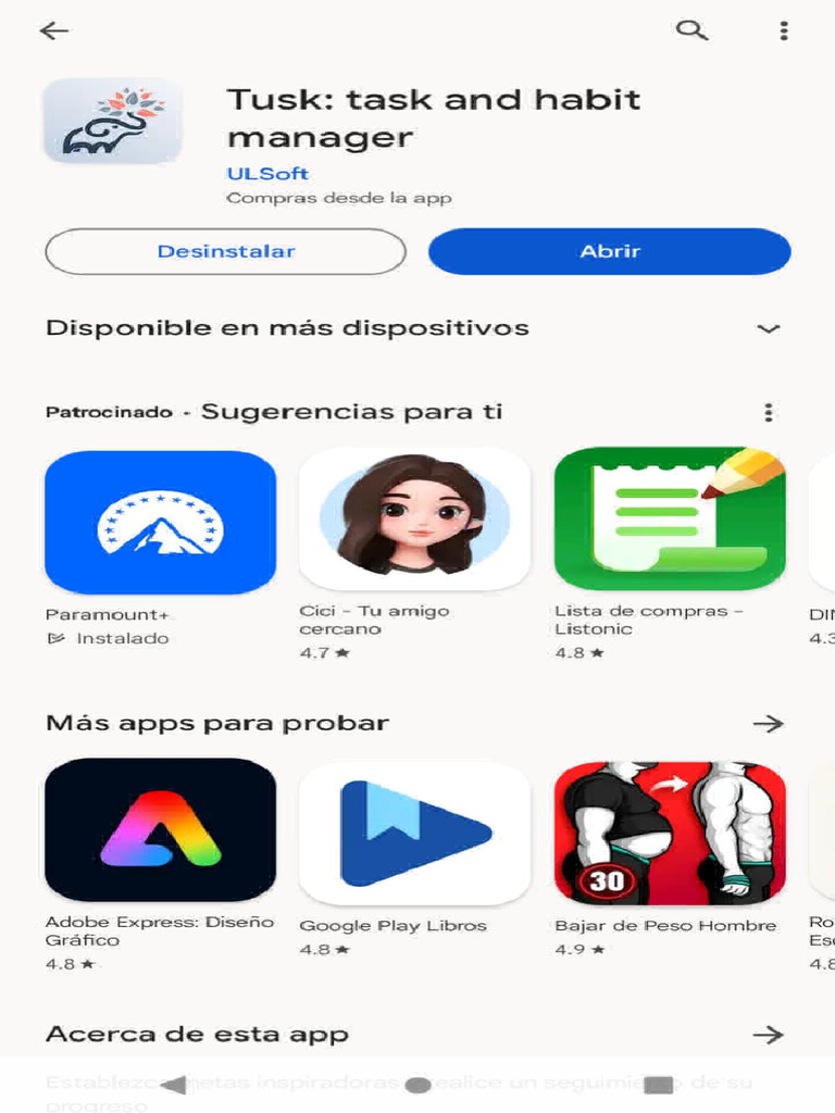 Manager: Tusk: Task and Habit | PDF
