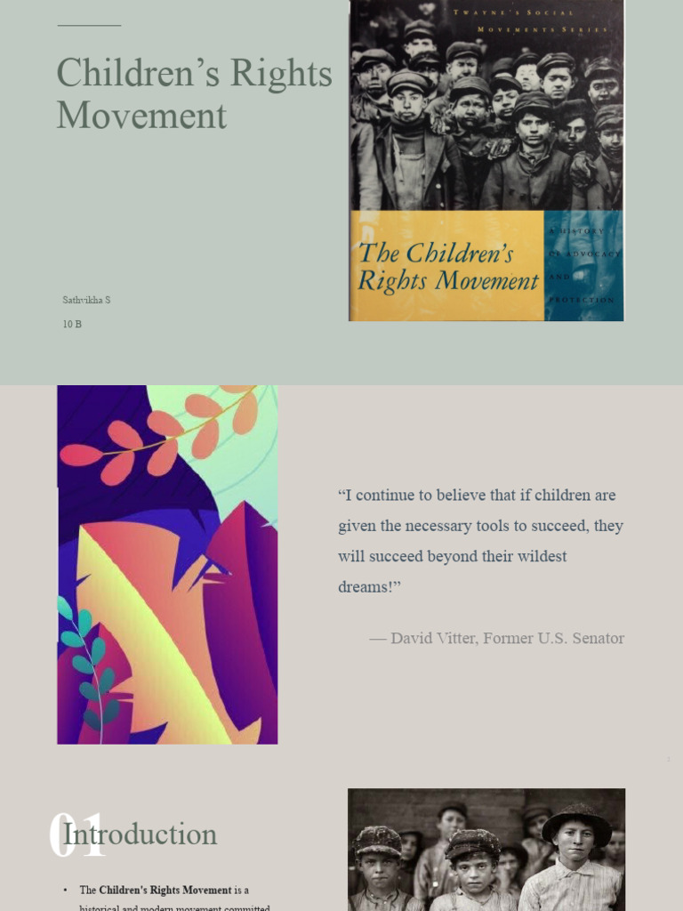 Overview of the Children's Rights Movement | PDF | Children's Rights ...