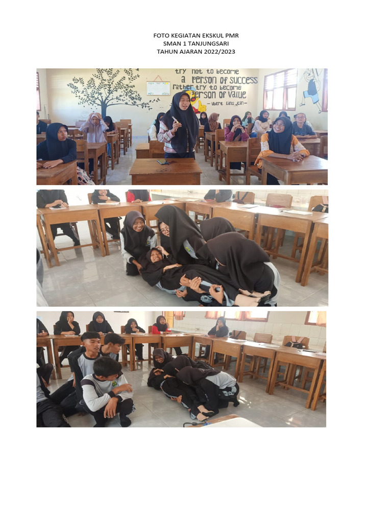 3 Dan 51 Foto Kegiatan Ekskul PMR | PDF