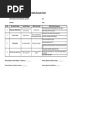 Jsa-001 Manual Handling & Heavy Lifting | PDF | Safety