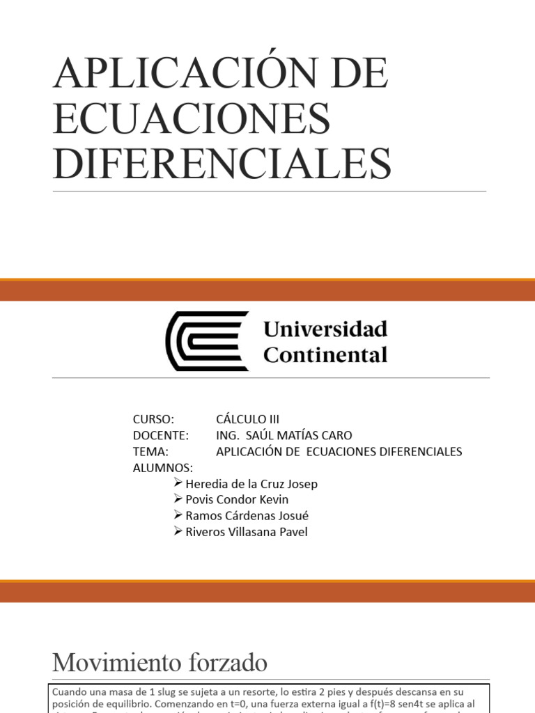 Aplicación de Ecuaciones Diferenciales | PDF | Ecuaciones | Red eléctrica