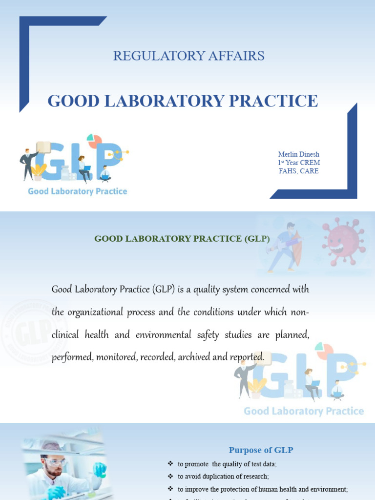 Overview of Good Laboratory Practices | PDF | Quality Assurance | Business