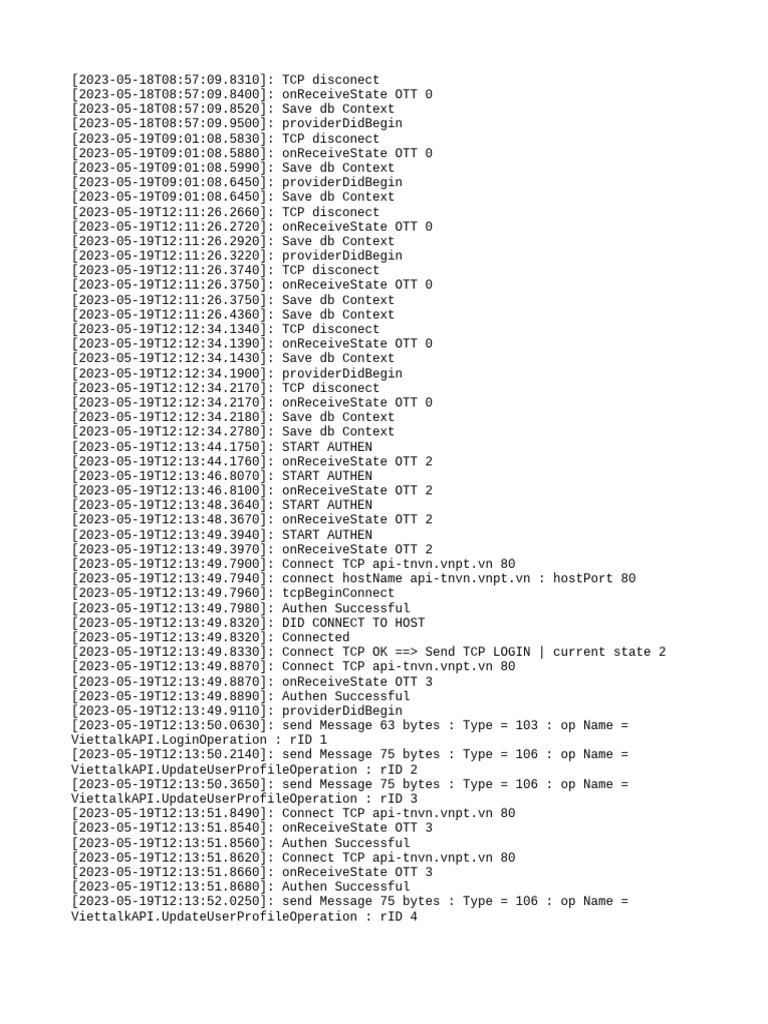 Network Connection Logs | PDF | Transmission Control Protocol ...