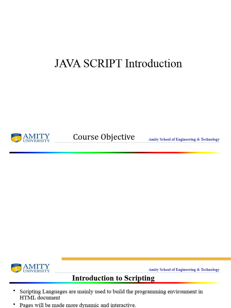 Java Script Intro | Download Free PDF | Java Script | Control Flow Java Script Intro | Download Free PDF | Java Script | Control Flow